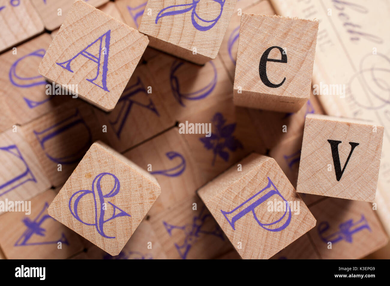 stamps word letters Stock Photo - Alamy