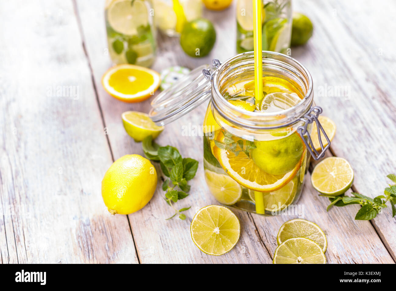 Glass of lime water hi-res stock photography and images - Alamy