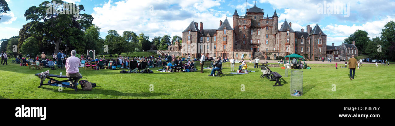 Thirlestane Castle, Lauder, Scottish Borders Stock Photo - Alamy