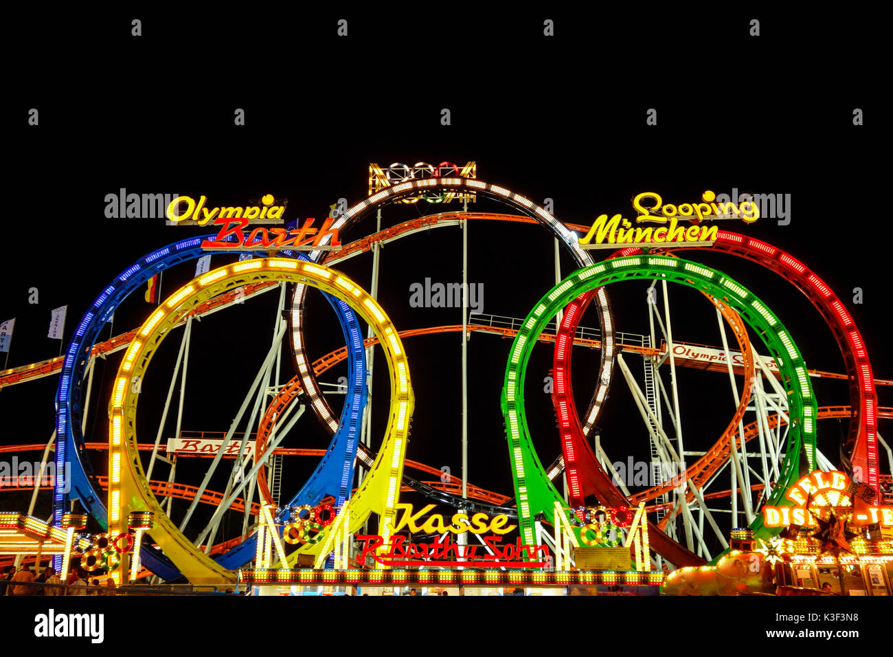 Fun at the Munich Oktoberfest, Bavaria, Germany Stock Photo - Alamy