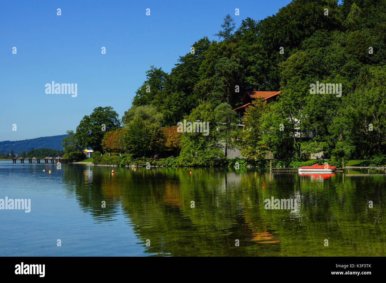 Kochelsee (lake), Kochel am See, Bavaria, Upper Bavaria, Germany Stock Photo - Alamy