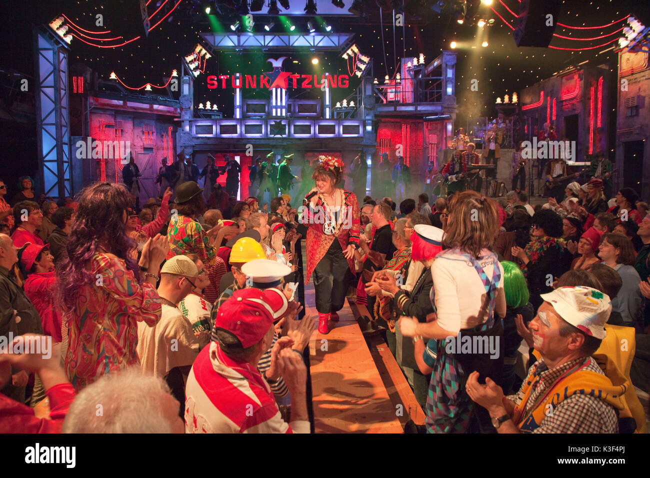 Spectator on the Stunksitzung in the E-Werk (venue) in the Cologne ...