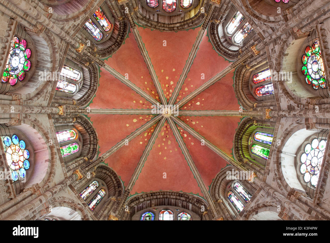 Dome of the Dekagon of the basilica St. Gereon's Basilica, Cologne ...