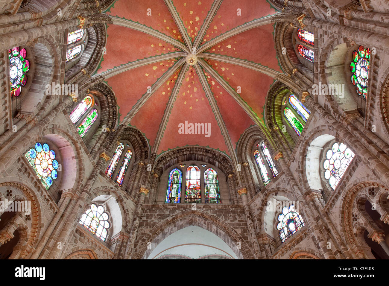 Dome of the Dekagon of the basilica St. Gereon's Basilica, Cologne ...