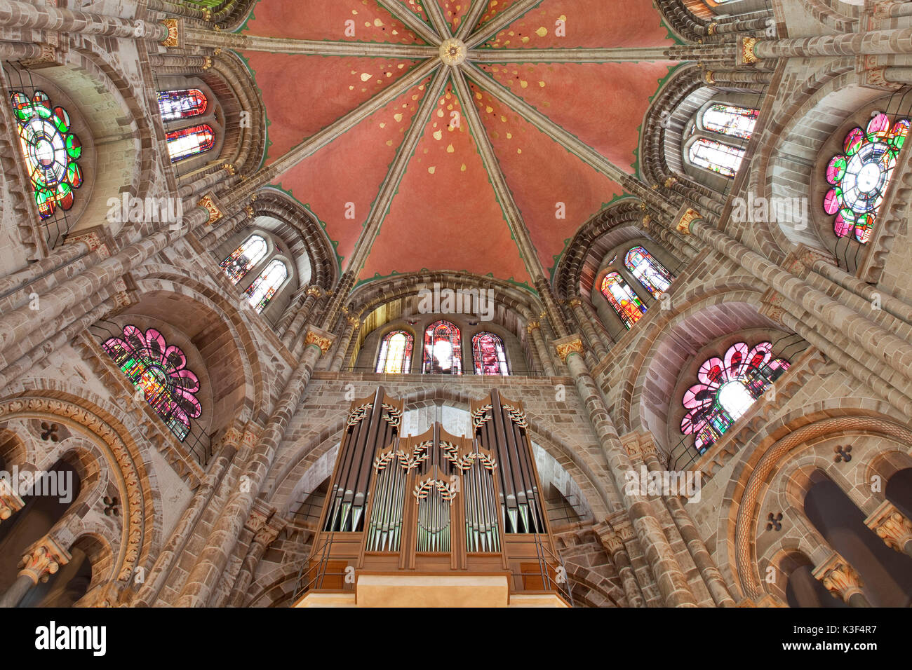 Dome of the Dekagon of the basilica St. Gereon's Basilica, Cologne ...