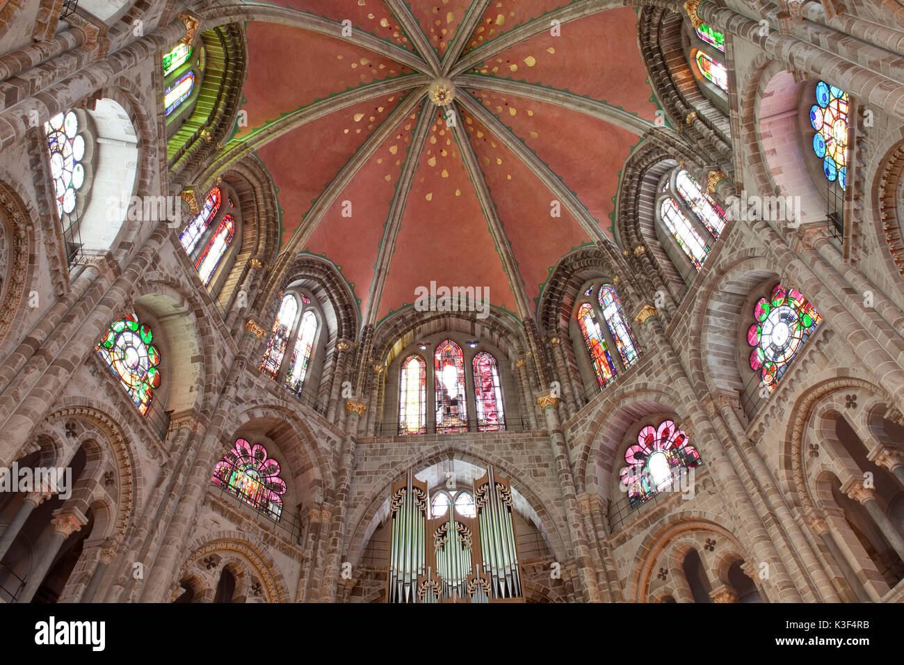 Dome of the Dekagon of the basilica St. Gereon's Basilica, Cologne ...