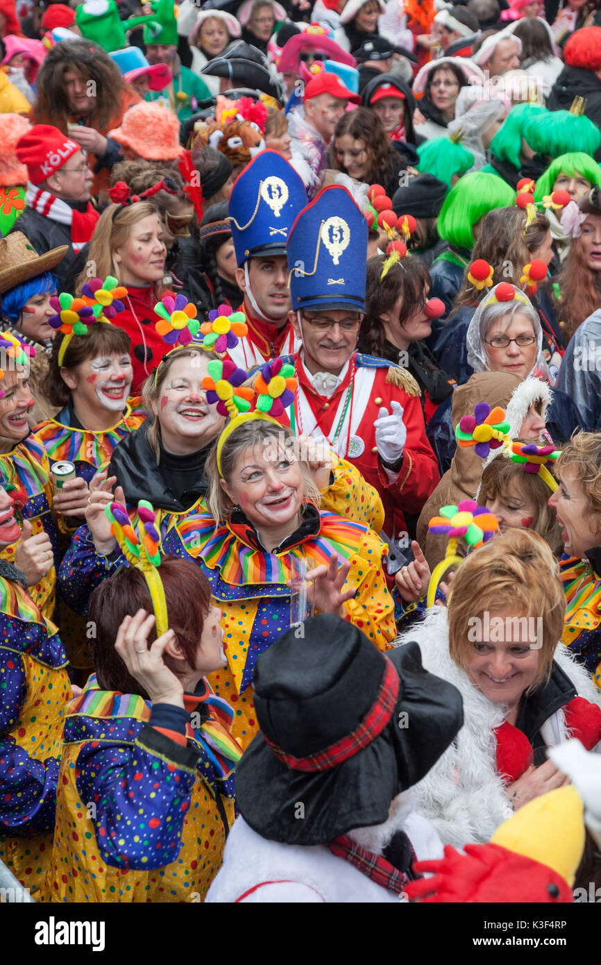 The opening of the street carnival at Fat Thursday in the carnival on ...