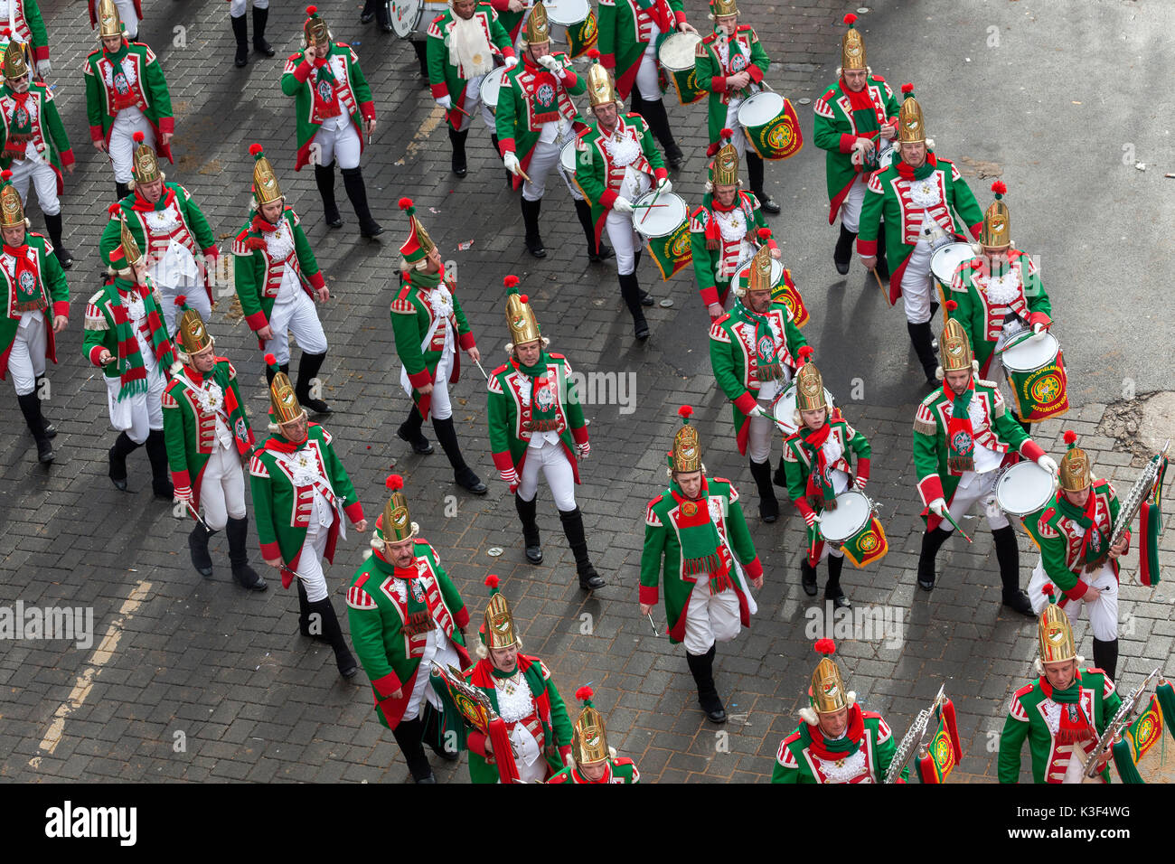 Rose Monday parade at Cologne carnival, Cologne, North Rhine-Westphalia ...