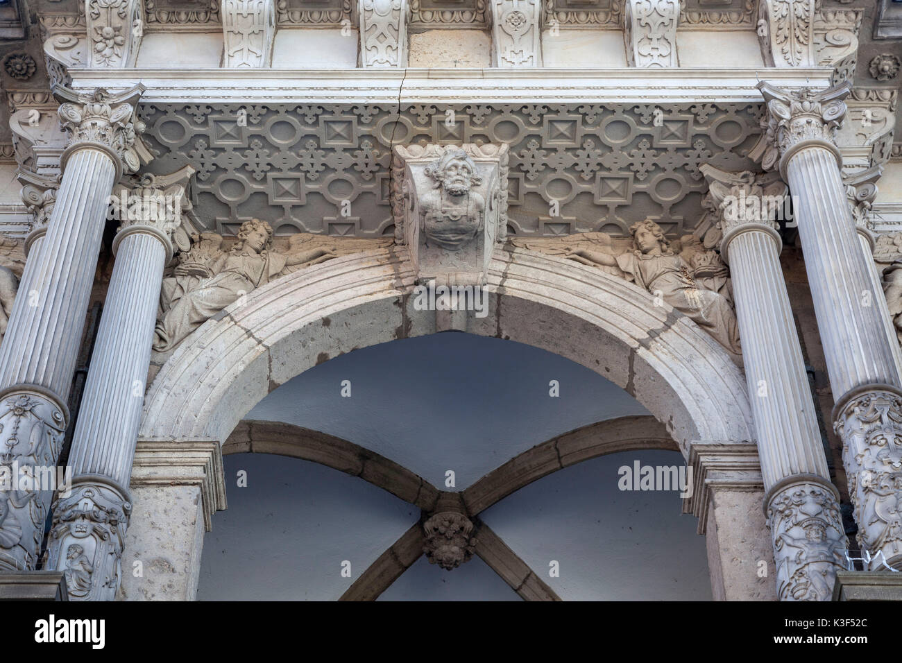 City hall bower of the Cologne city hall, Cologne, North Rhine ...