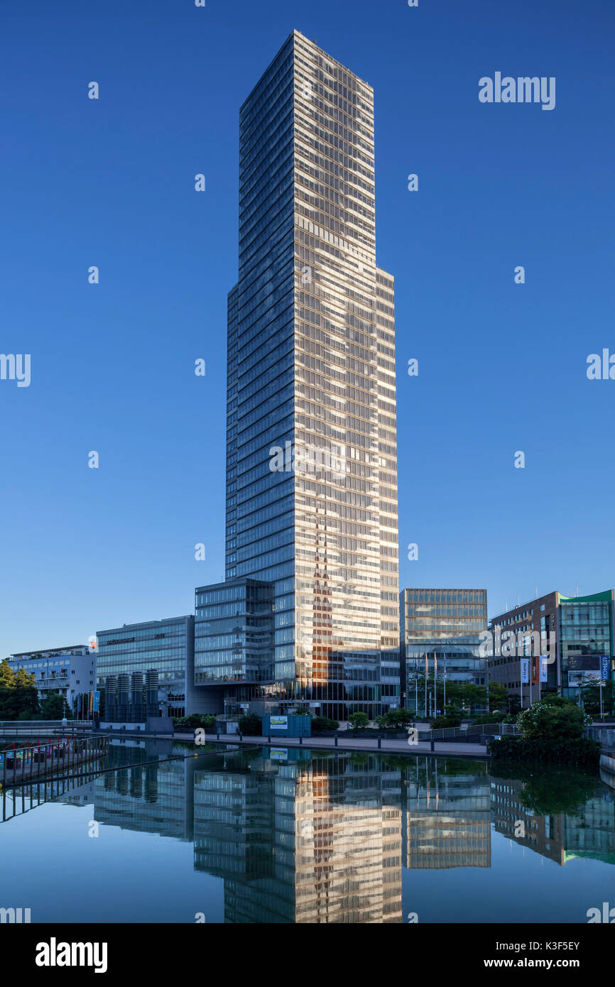 Cologne tower in the Cologne media park, Cologne, North Rhine ...