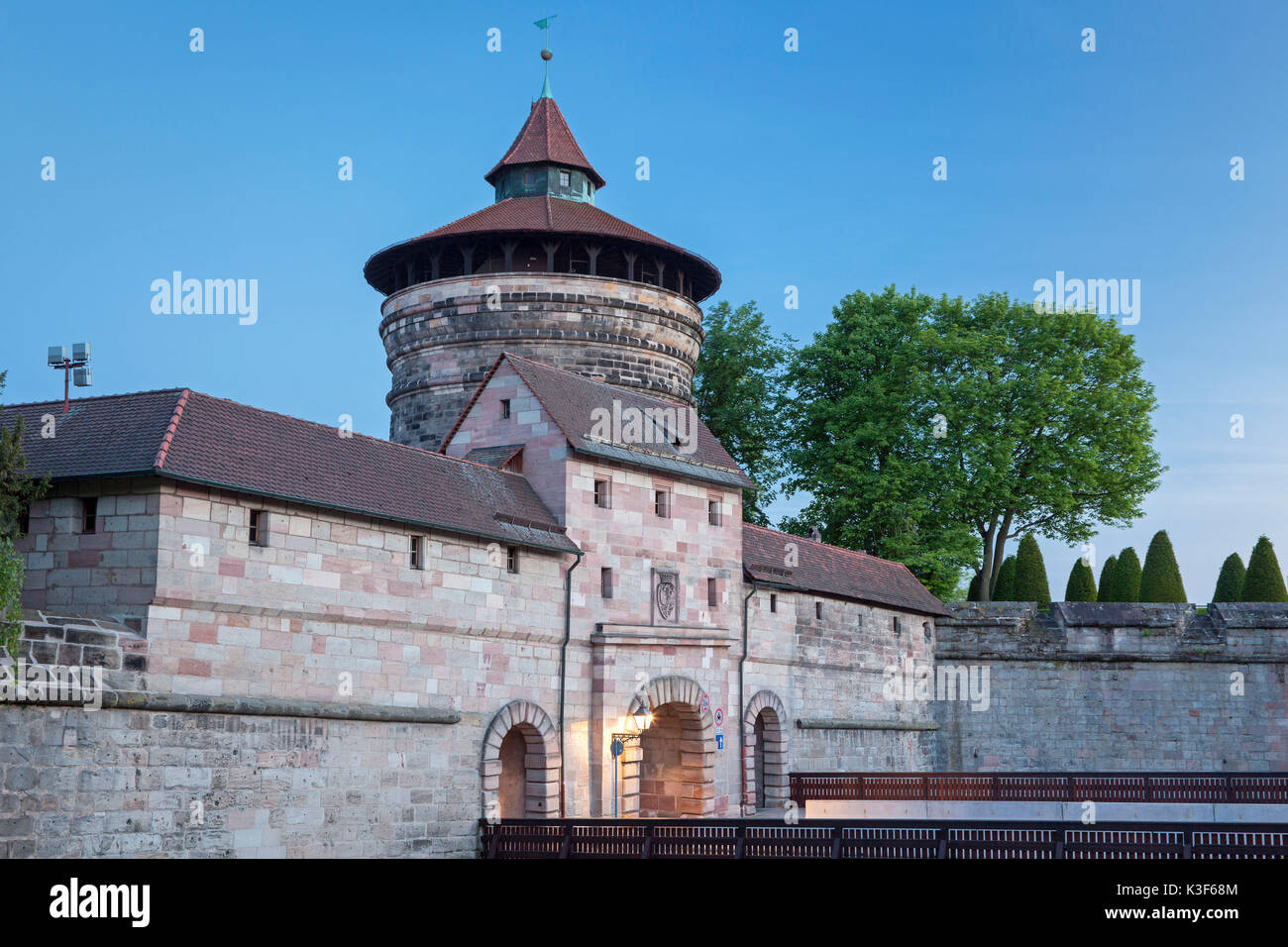 Gate tower in the old town of nuremberg hi-res stock photography and ...