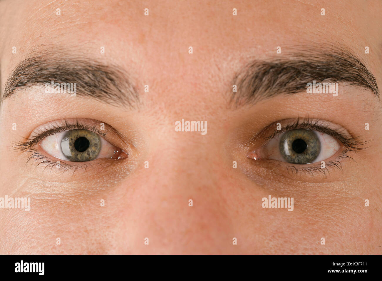 Detailed view of a male face Stock Photo - Alamy