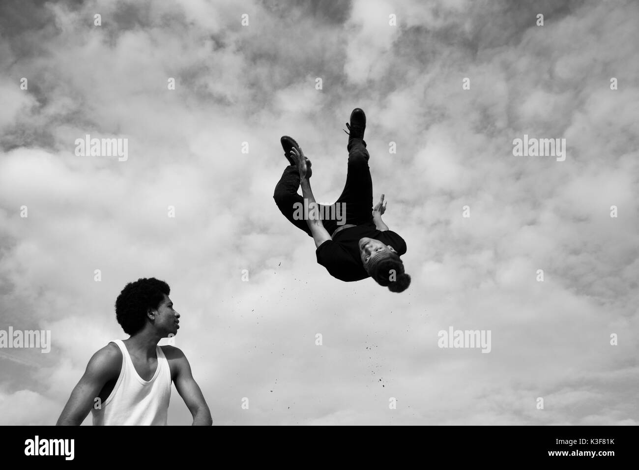 Mid air flip hi-res stock photography and images - Alamy