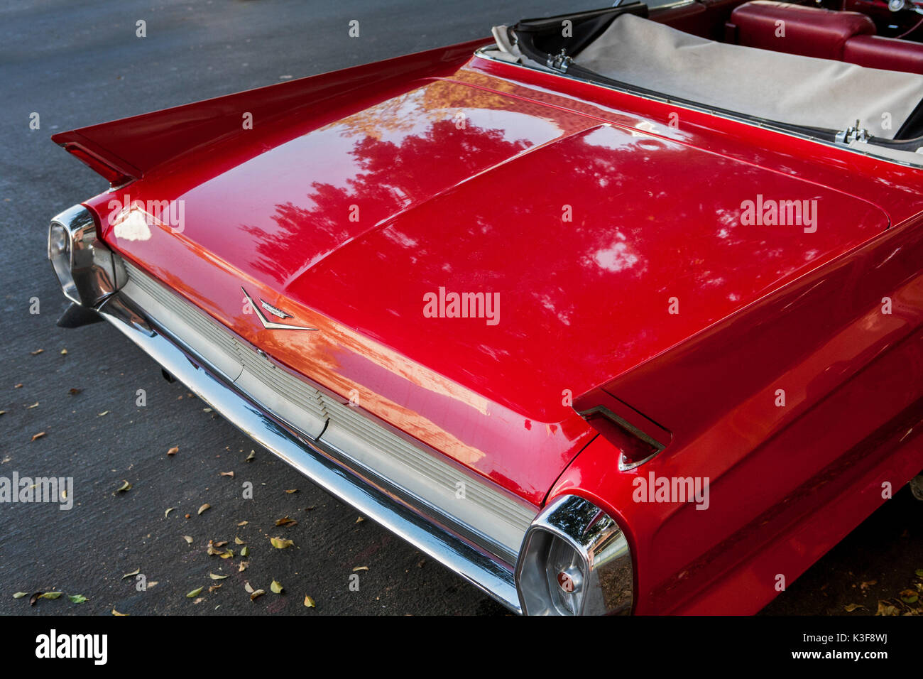 Trunk of Old Cadillac Convertible Car Stock Photo - Alamy
