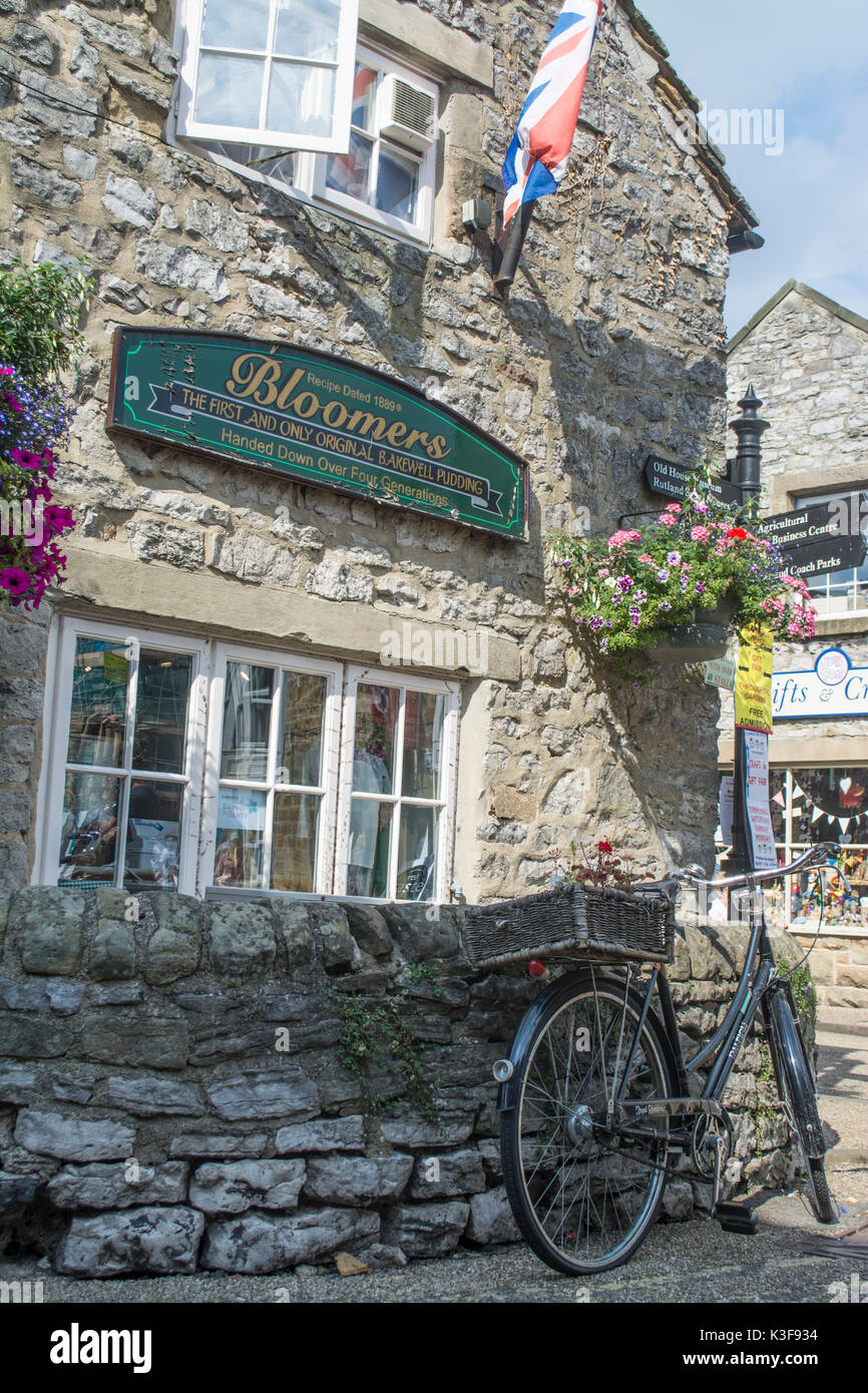 Traditional Bicycle outside Bloomers shop front sellers of the original ...