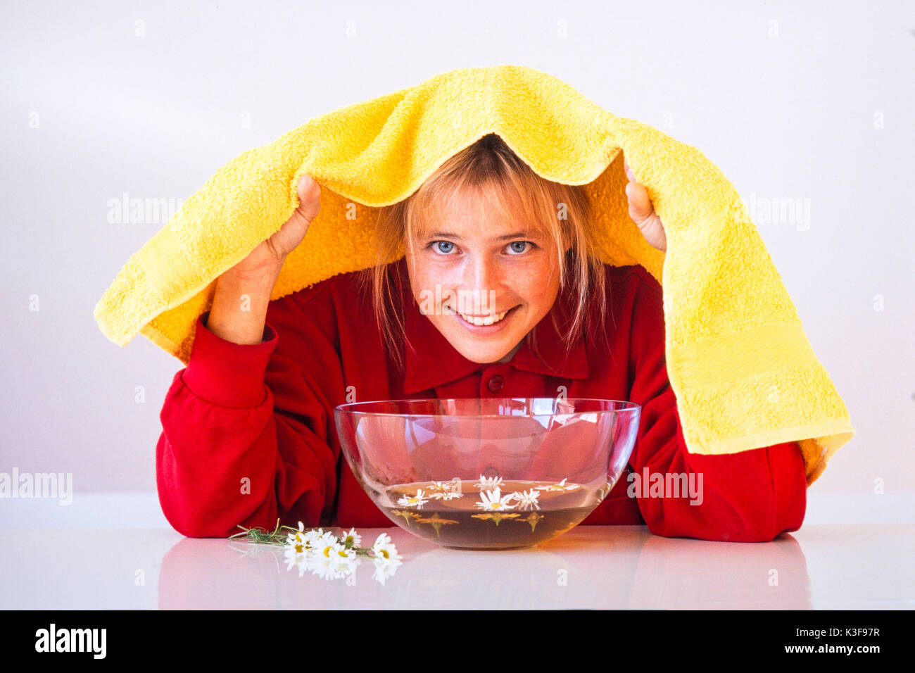 Head shot steam cold hi-res stock photography and images - Alamy