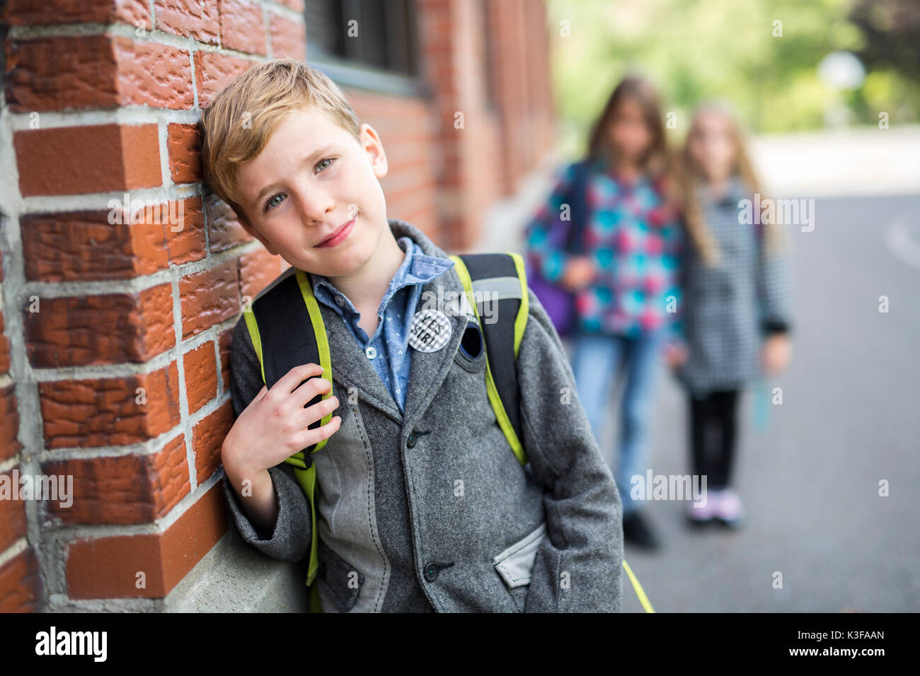 Portrait teacher class standing outside hi-res stock photography and ...