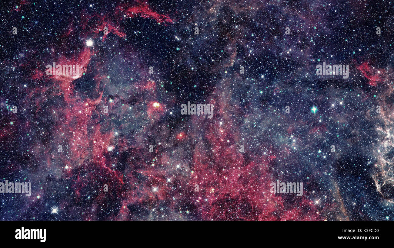 Open space filled with stars, nebulae and galaxies. Elements of this ...