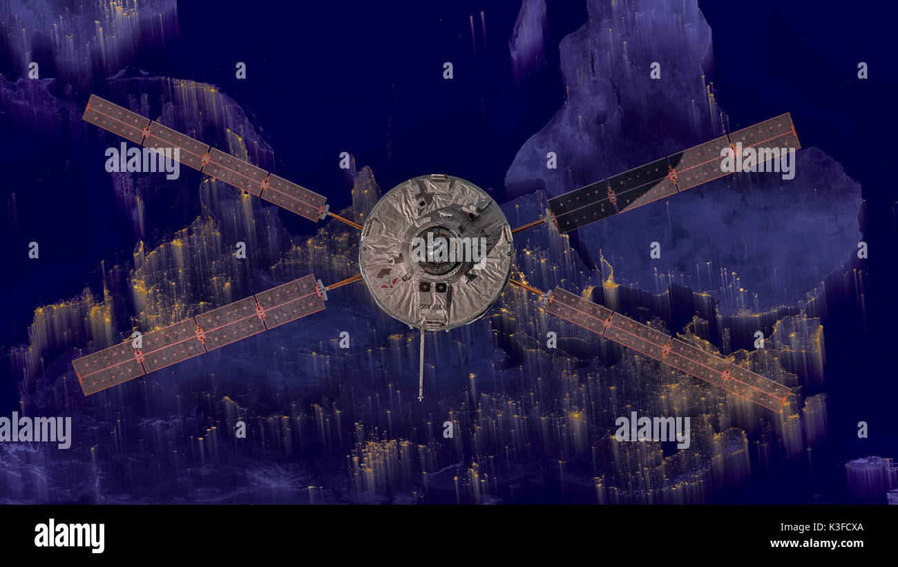 The European Space Agency's Automated Transfer Vehicle-4 approaches the ...