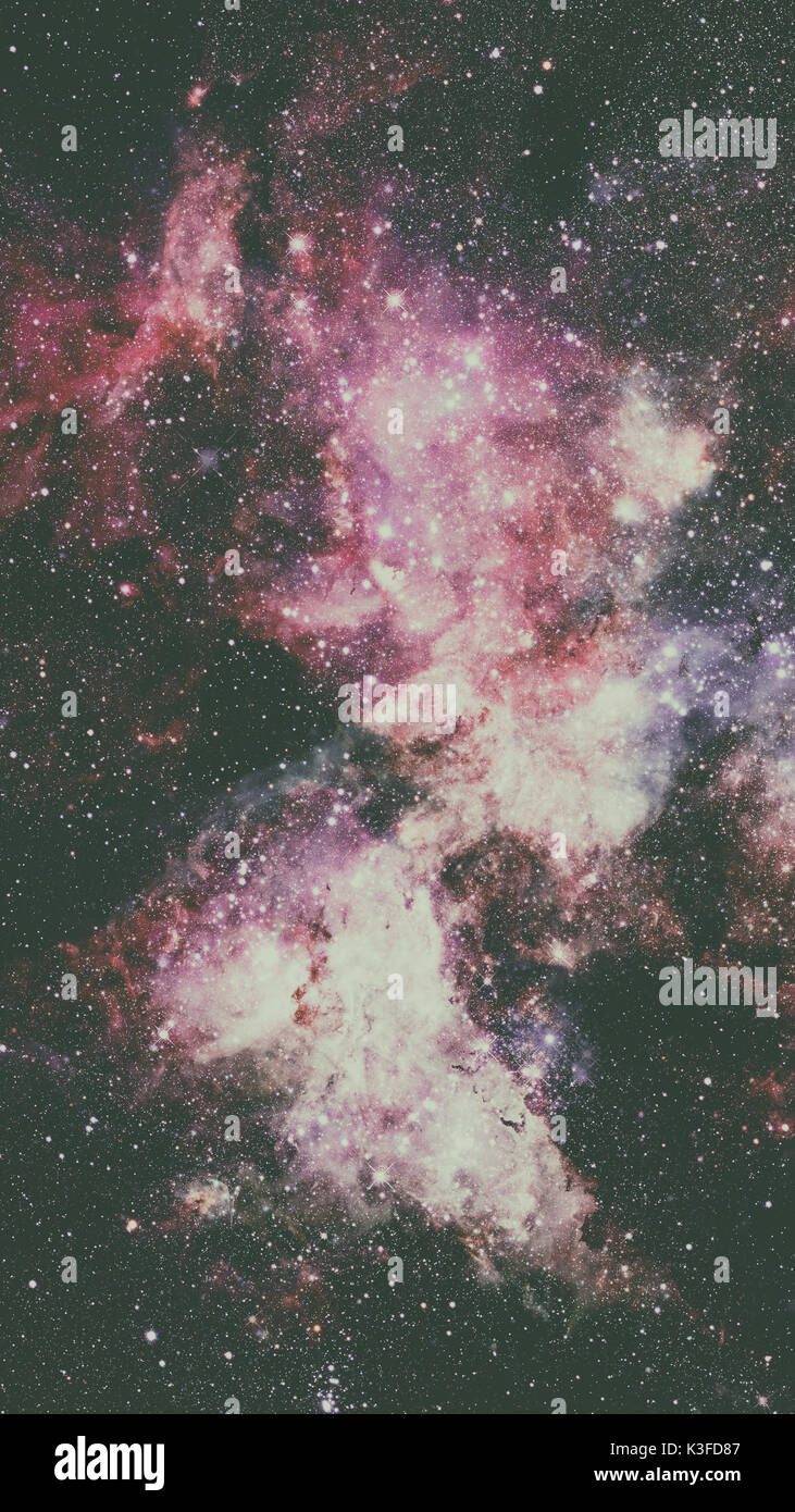 Open space filled with stars, nebulae and galaxies. Elements of this ...