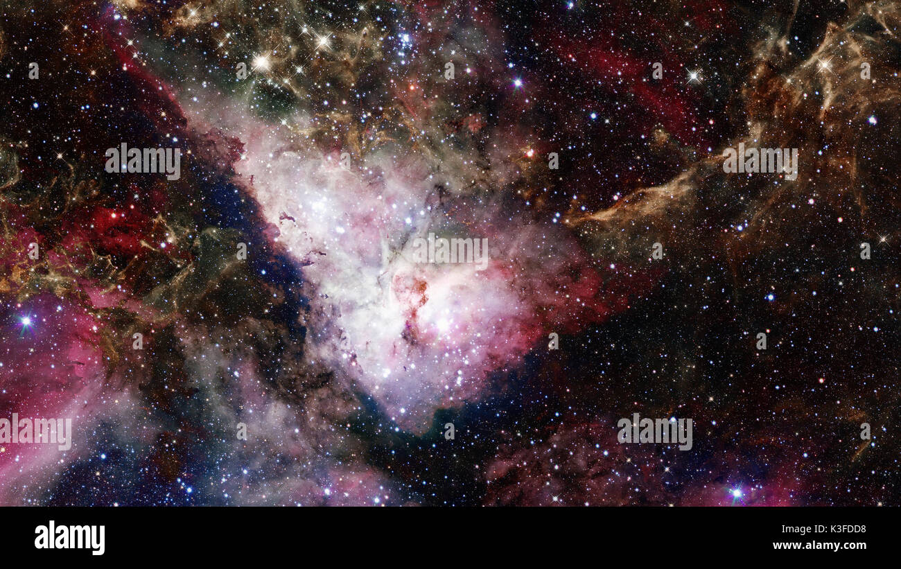 Remnant of the supernova explosion. Elements of this image furnished by ...