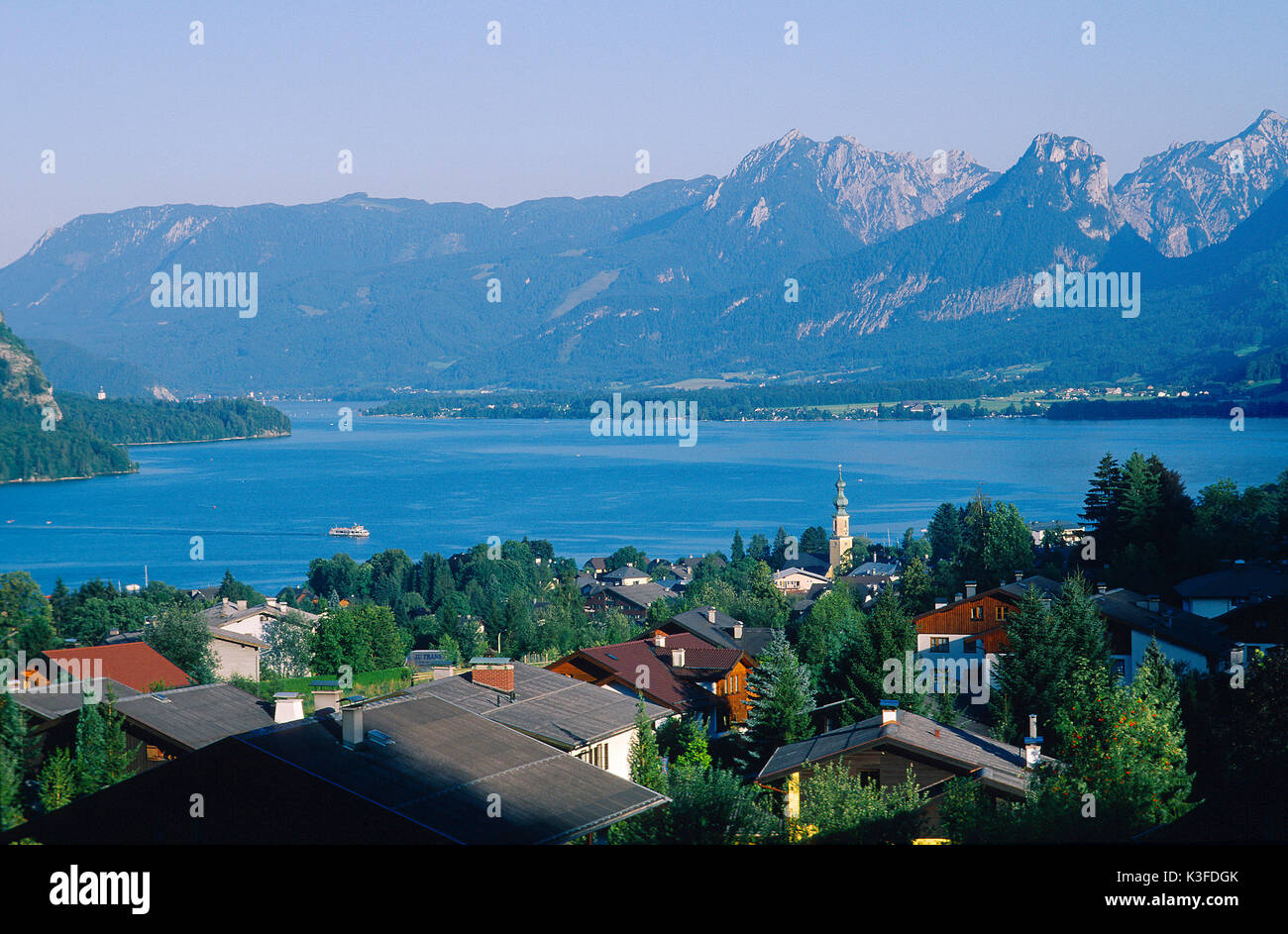 St. Gilgen at the Wolfgangsee Stock Photo - Alamy