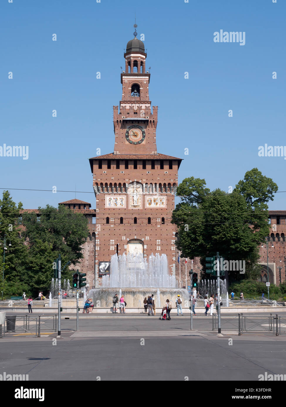 Torre del filarete sforza castle hi-res stock photography and images ...