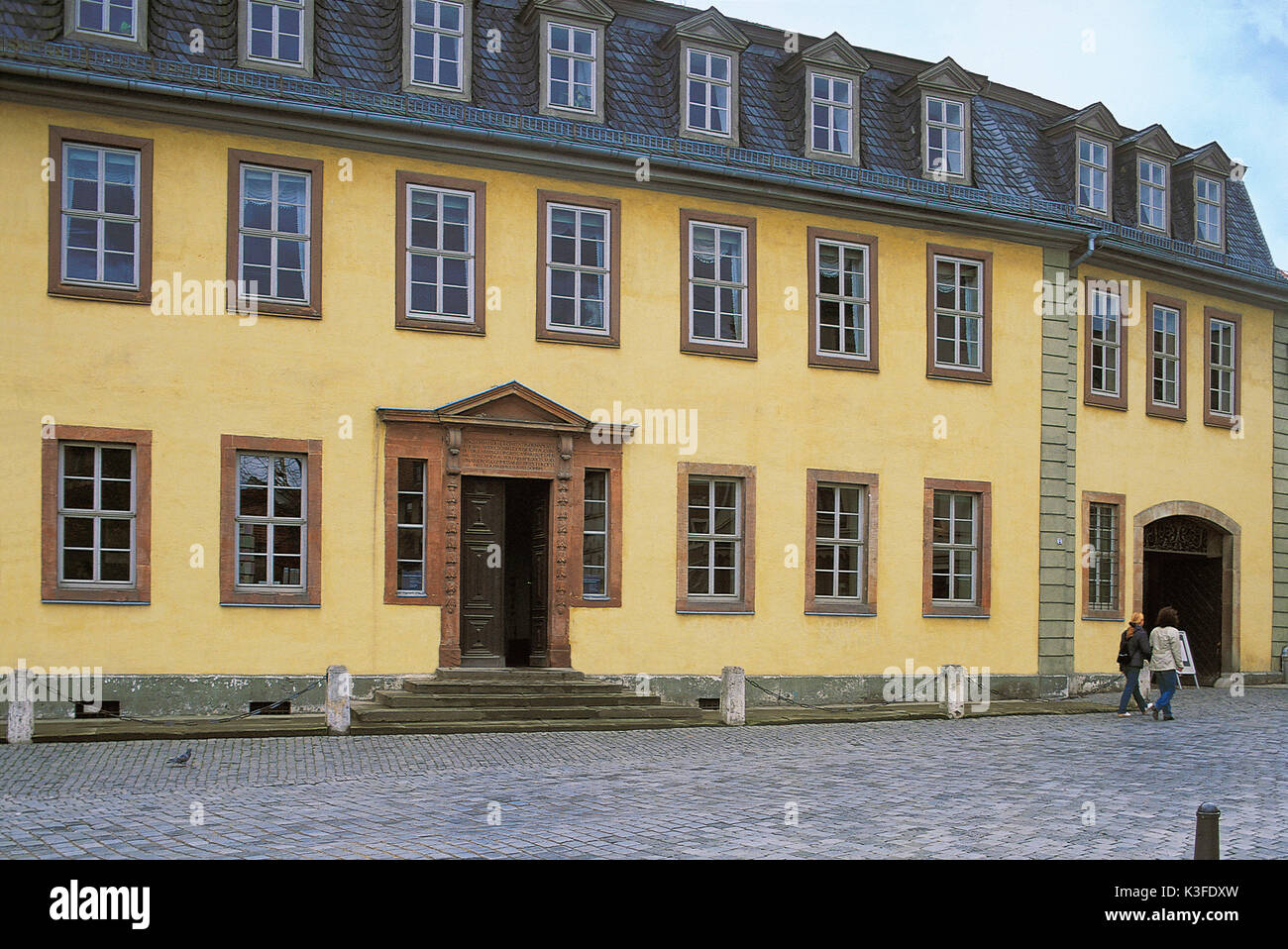 The Goethe house in Weimar Stock Photo - Alamy