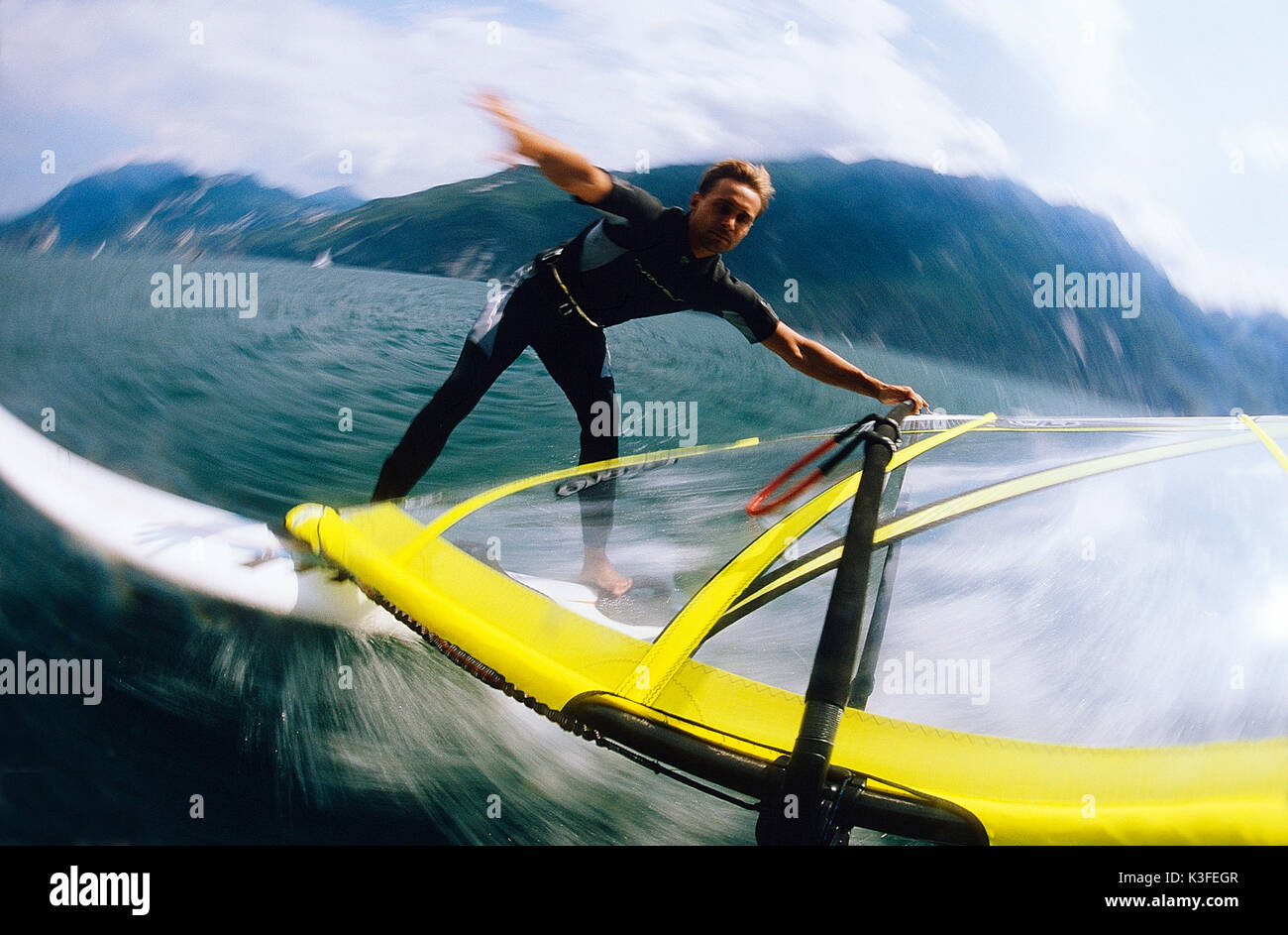 Wind surfer at speed hi-res stock photography and images - Alamy