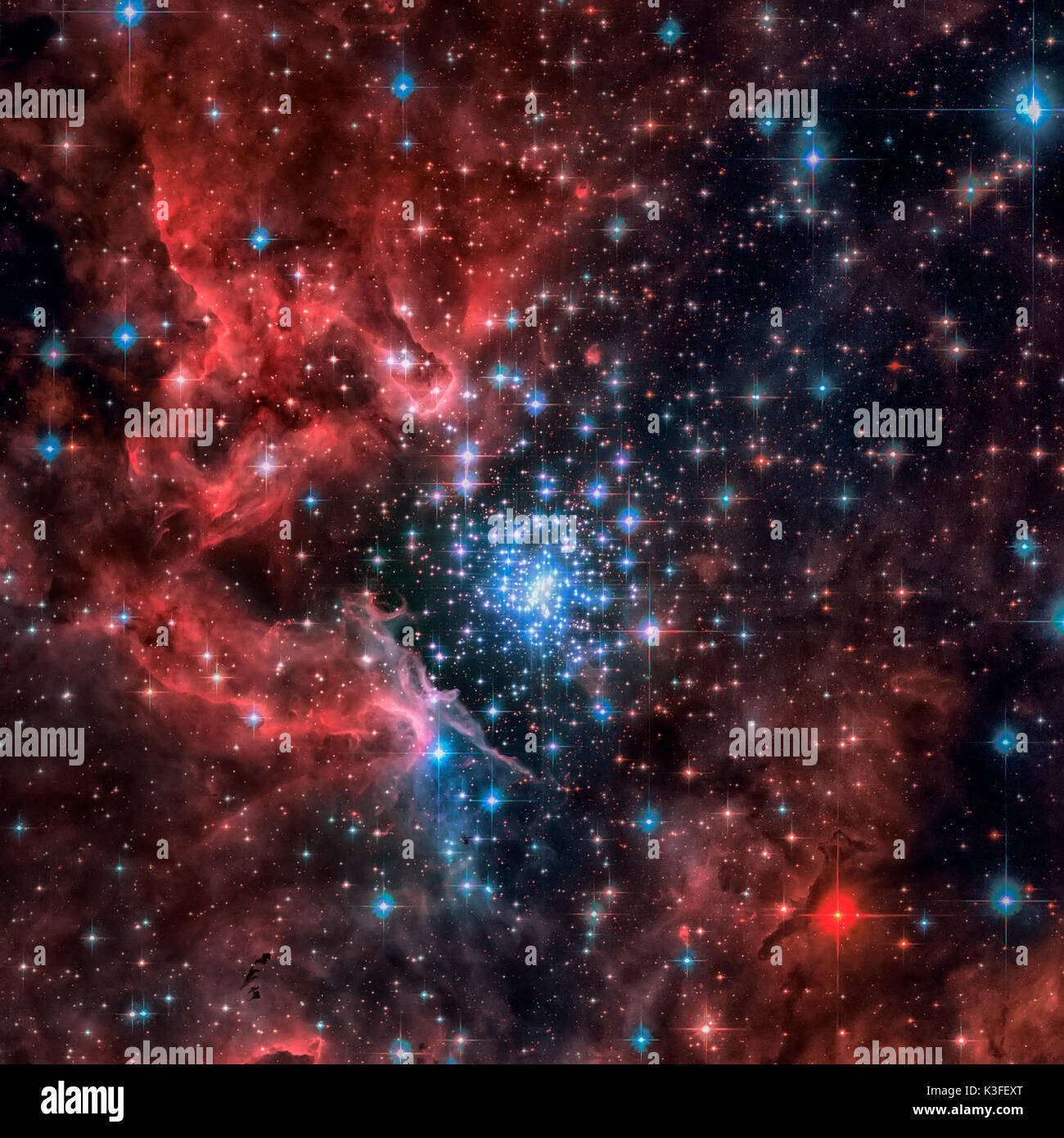 Nebula ngc 3603 open cluster hi-res stock photography and images - Alamy