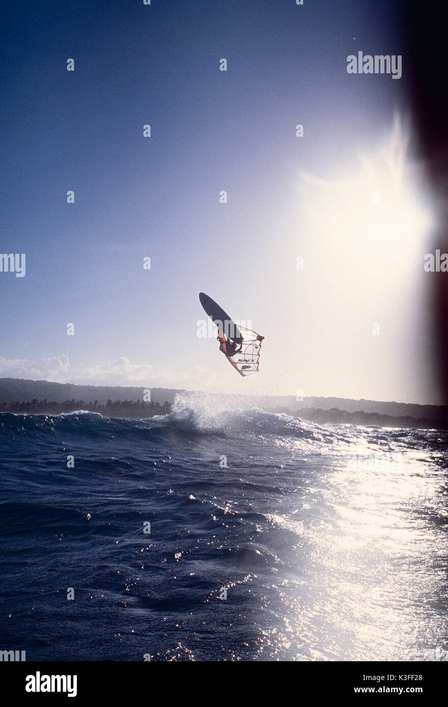 Wind surfer wave jumping hi-res stock photography and images - Alamy