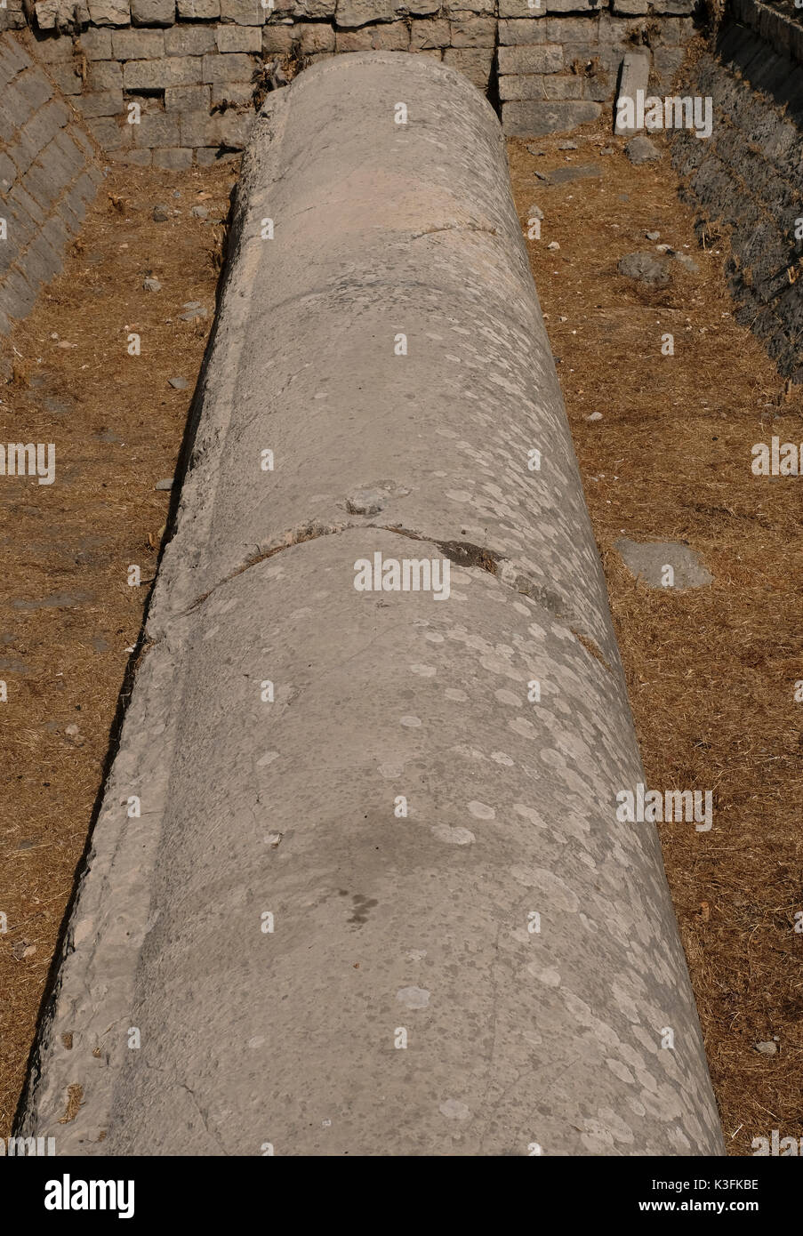 A monolithic pillar named King Og's finger from the end of second ...