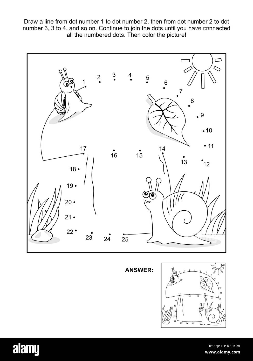 Connect The Dots Numbers High Resolution Stock Photography and Images ...