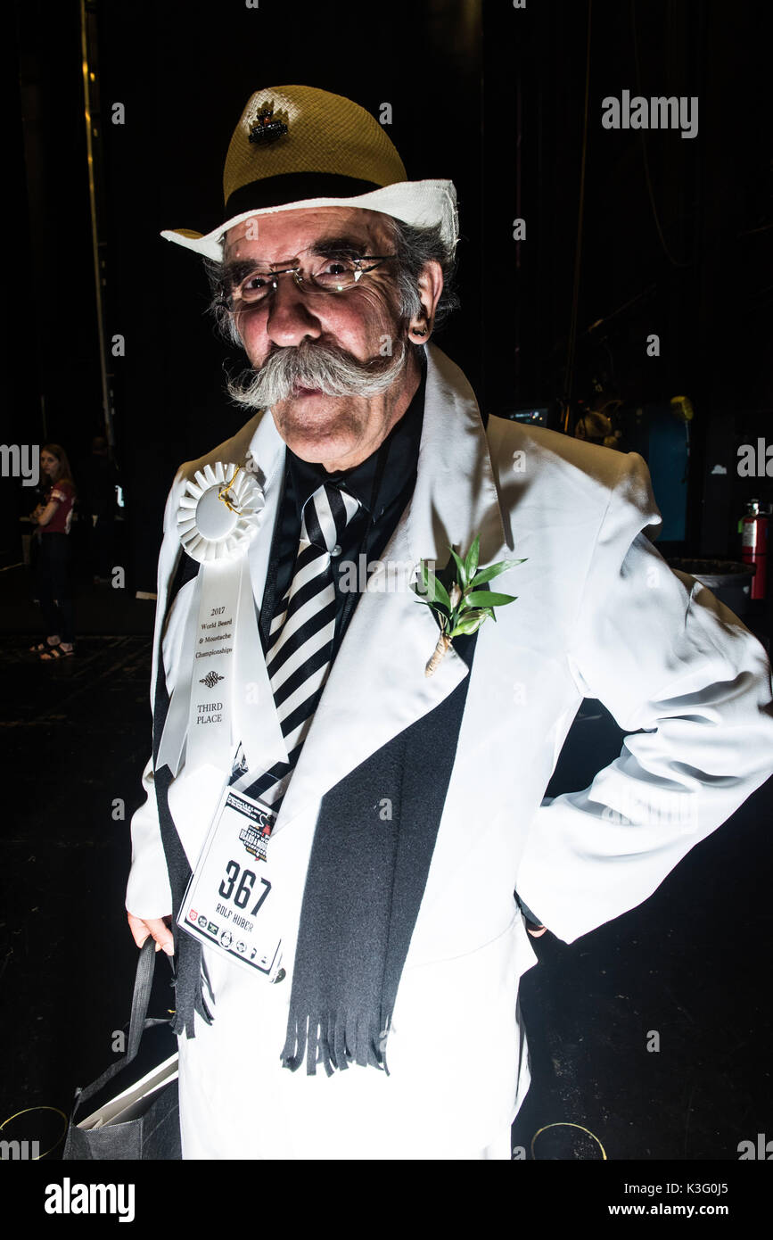 Austin, Texas, USA. 1st September, 2017. ROLF HUBER poses for a photo ...
