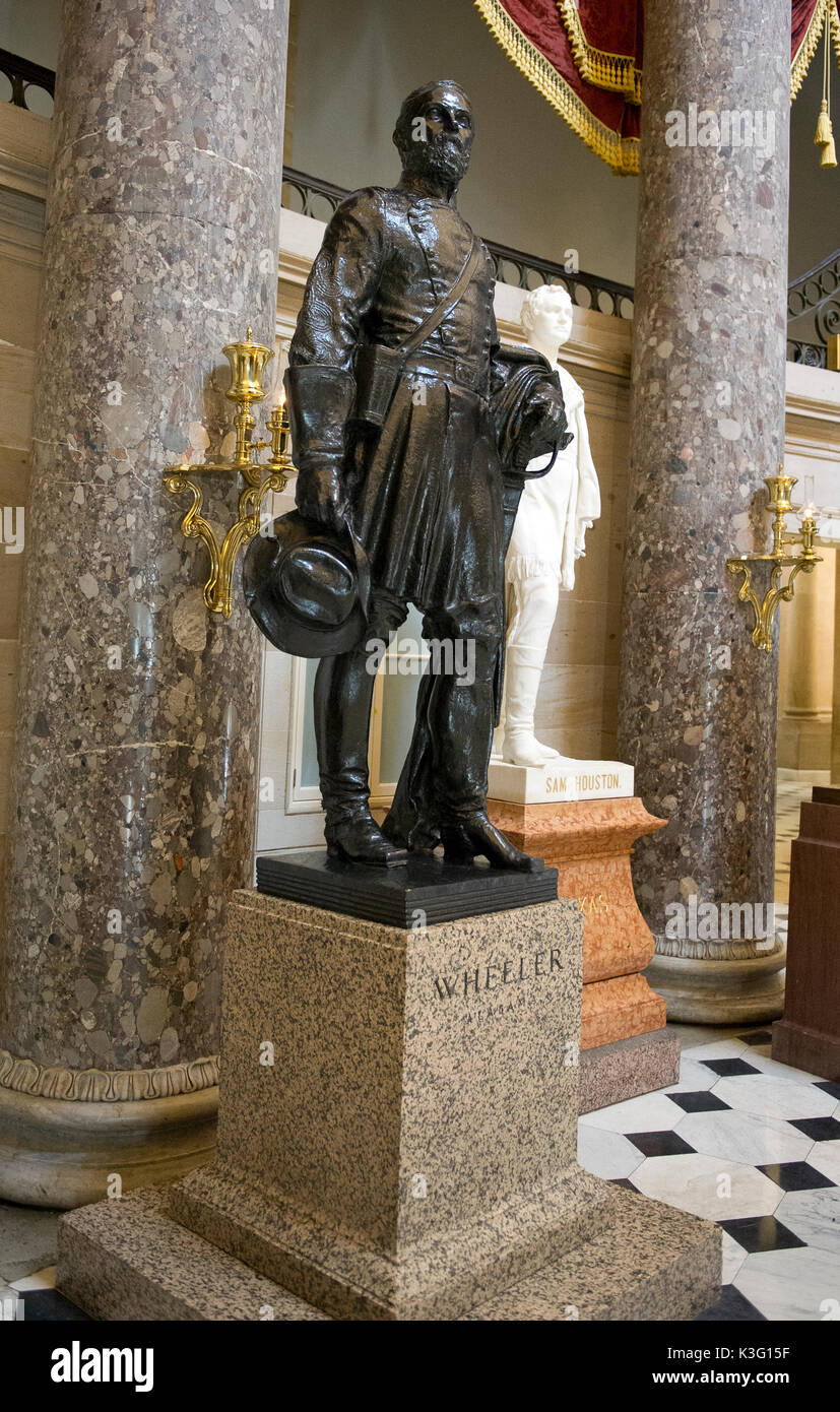 Statue of Confederate General Joseph "Fighting Joe" Wheeler that is ...