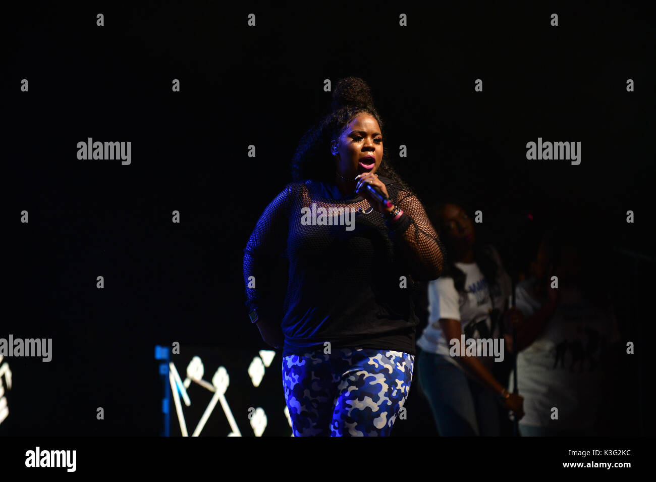 Miami, FL, USA. 01st Sep, 2017. Tia Mann performs during 'Mann's World ...