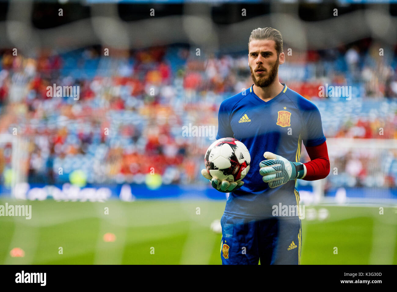 Madrid, Spain. 2nd September, 2017. David de Gea (Goalkeeper, Spain ...