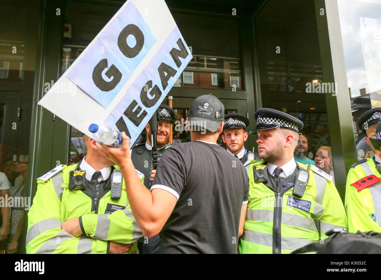 Vegan protest hi-res stock photography and images - Alamy