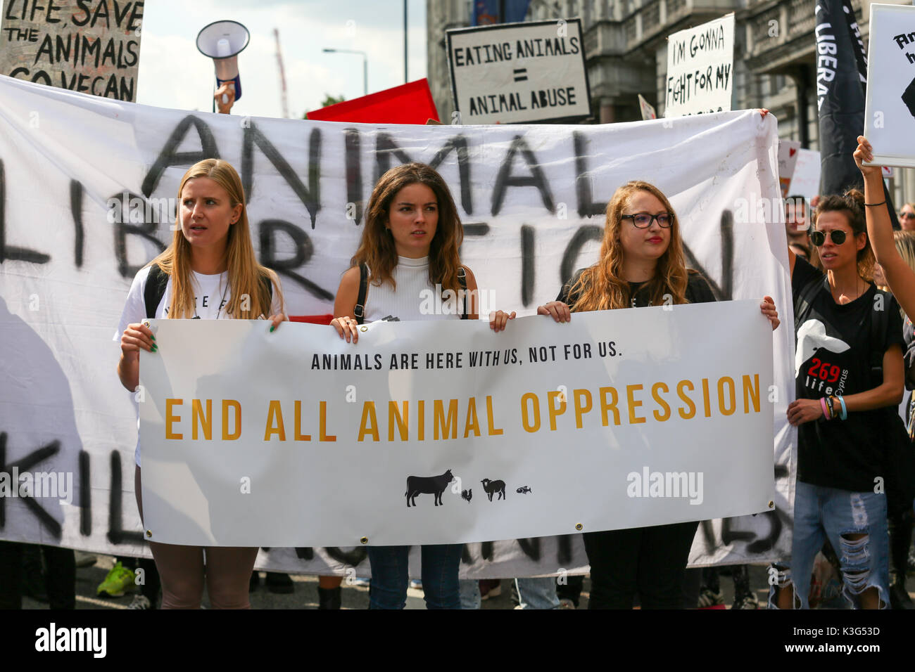 London, UK. 2nd Sept, 2017.Vegans and Official Animal Rights March ...