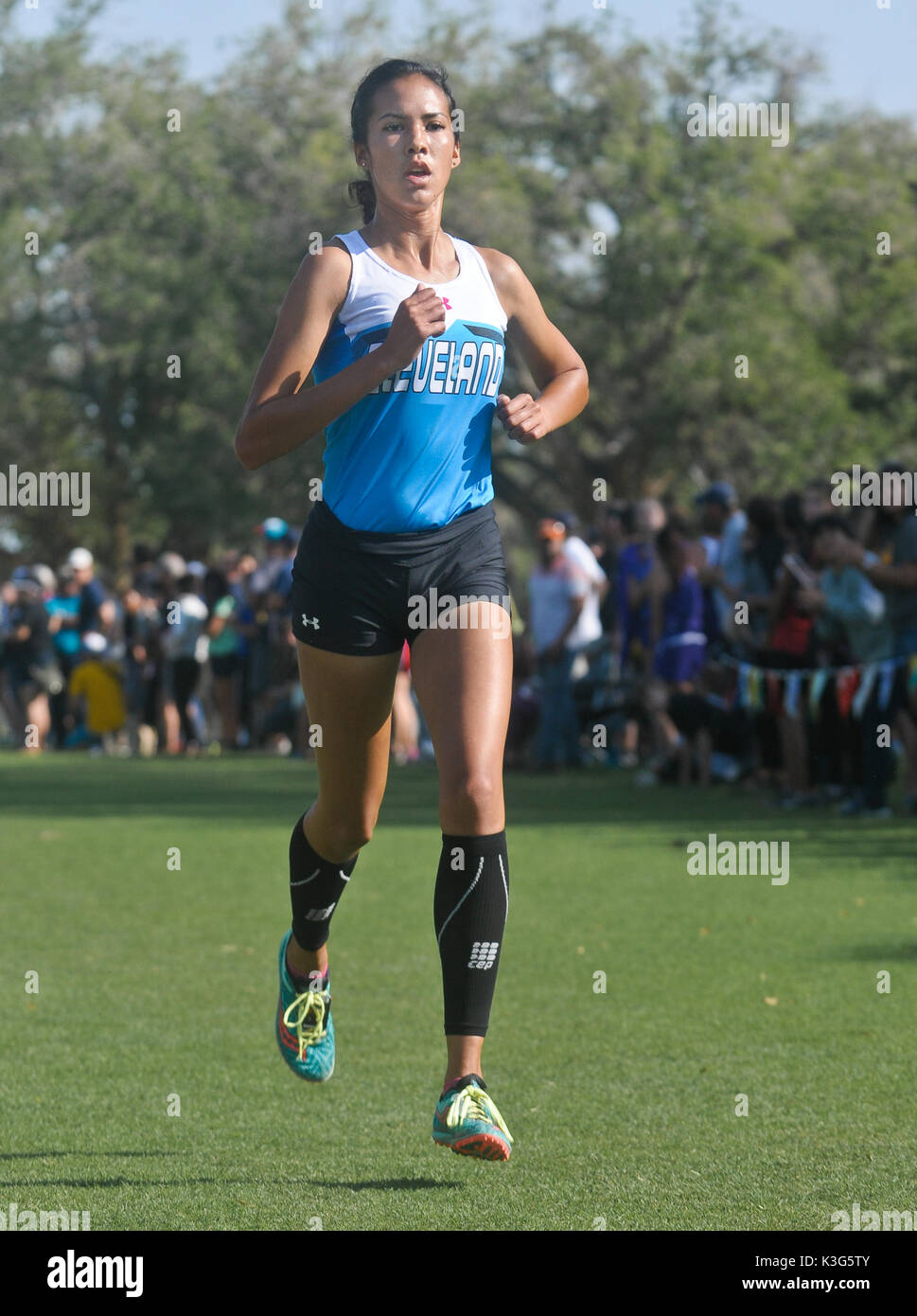 Usa. 2nd Sep, 2017. Marla Brose -- Amanda Mayoral from Cleveland High ...