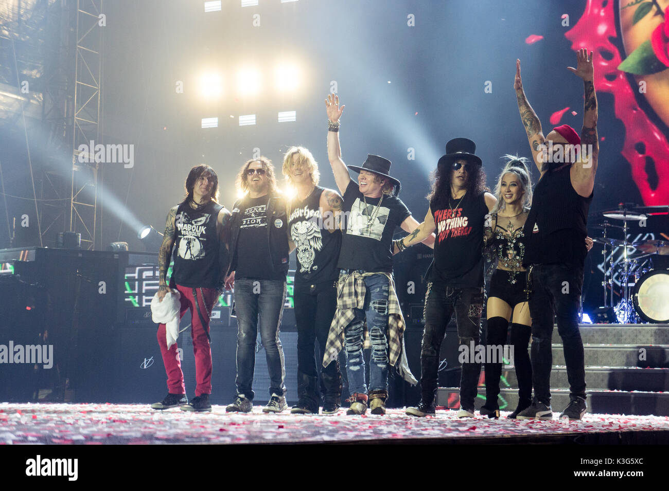 Vancouver, CANADA. 1st Sep, 2017. American rock band Guns N' Roses ...