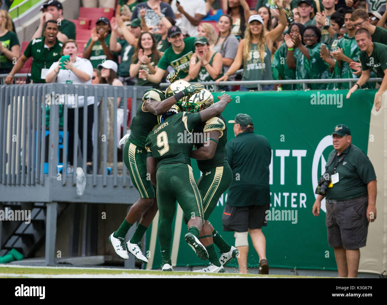Florida, USA. 2nd Sep, 2017. LOREN ELLIOTT | Times .South Florida Bulls ...