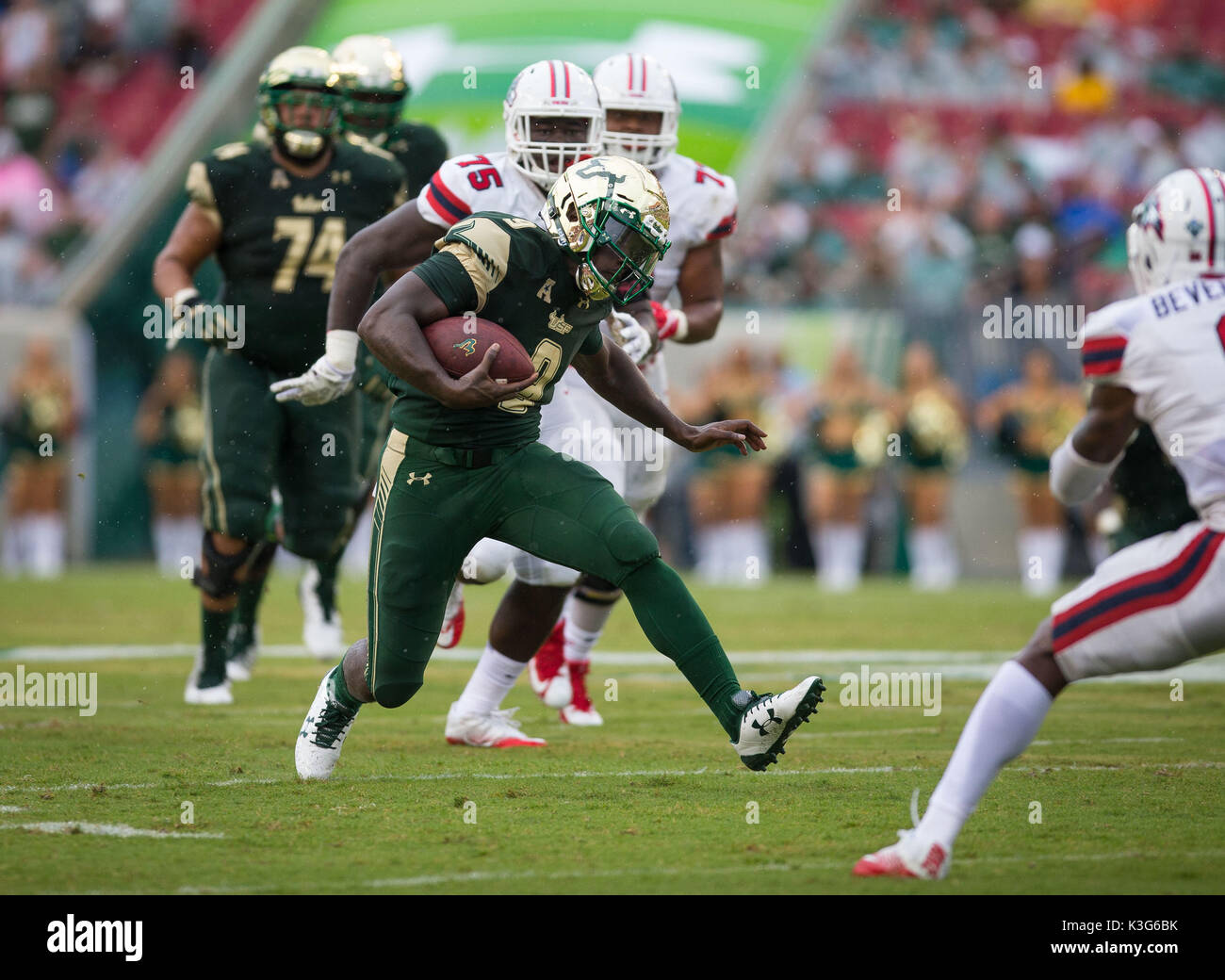 Florida, USA. 2nd Sep, 2017. LOREN ELLIOTT | Times .South Florida Bulls ...