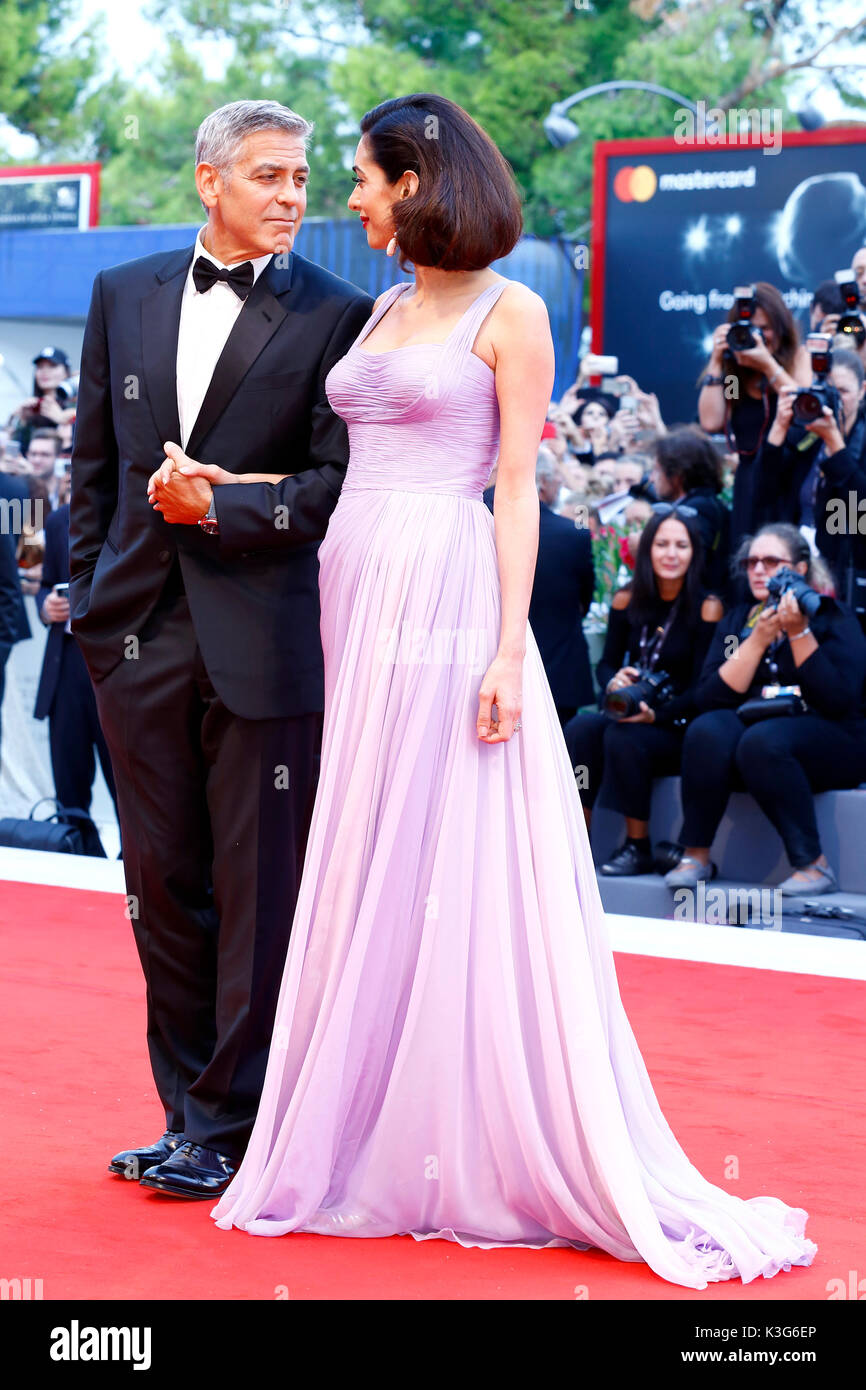 Amal clooney and ramzi alamuddin hi-res stock photography and images ...