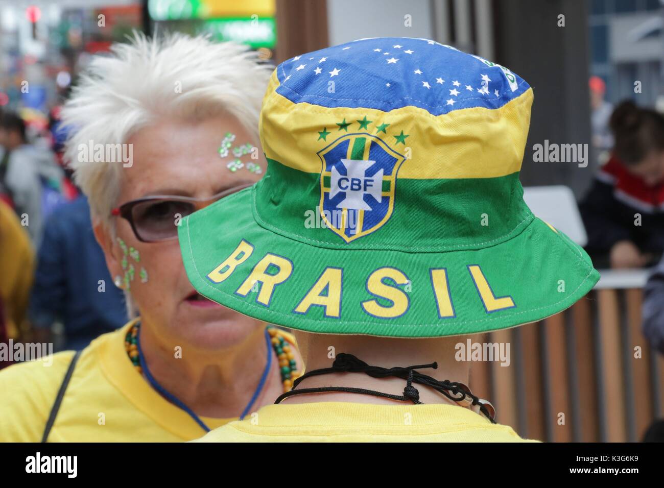 46 Street, New York, USA, September 02 2017 - Brazilian Day started ...