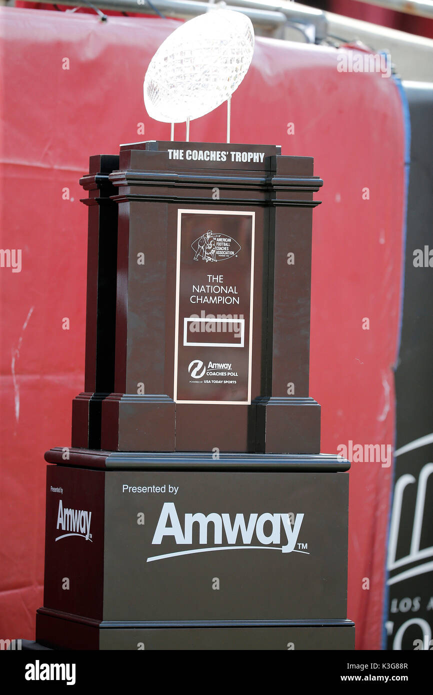 Michigan national championship trophy hi-res stock photography and ...