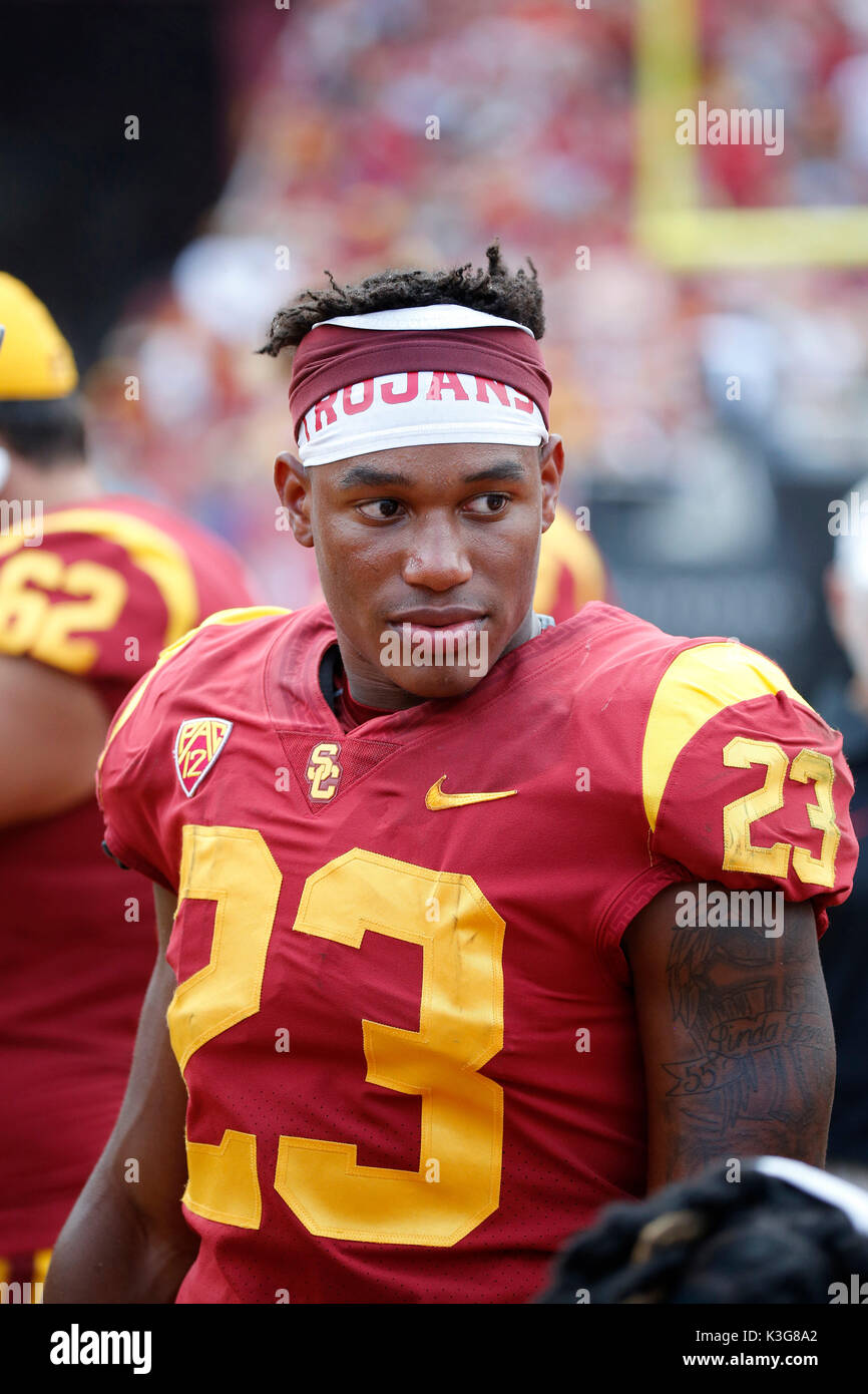 September 02, 2017 USC Trojans wide receiver Velus Jones Jr. #23 during ... September 02, 2017 USC Trojans wide receiver Velus Jones Jr. #23 during ...
