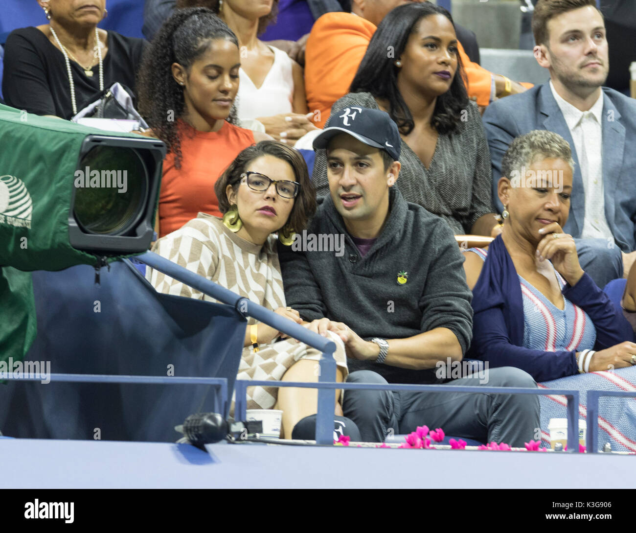 New York, NY USA - September 2, 2017: Vanessa Nadal & Lin Manuel ...