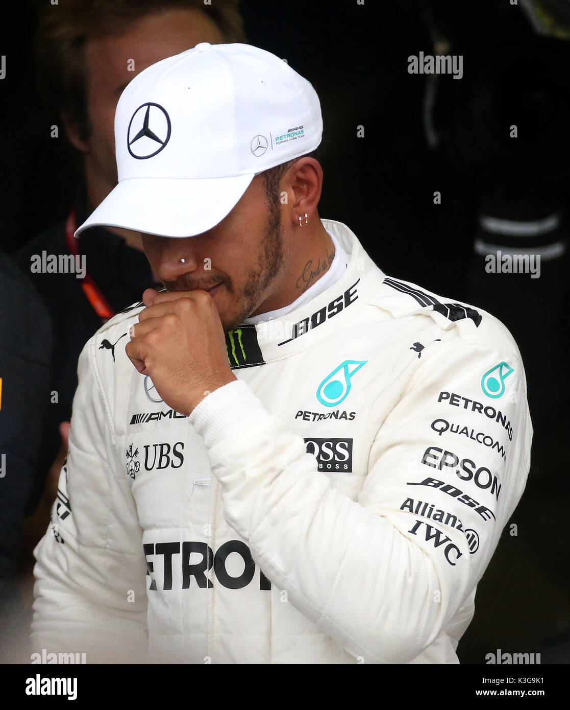 Monza, Italy. 2nd September, 2017. ,im Bild Poleposition für Lewis ...
