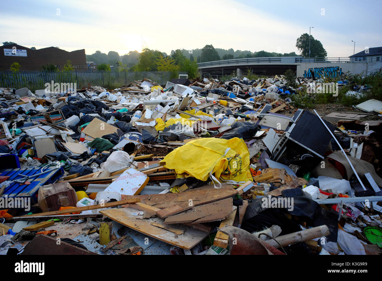Fly tipping toxic waste uk hi-res stock photography and images - Alamy